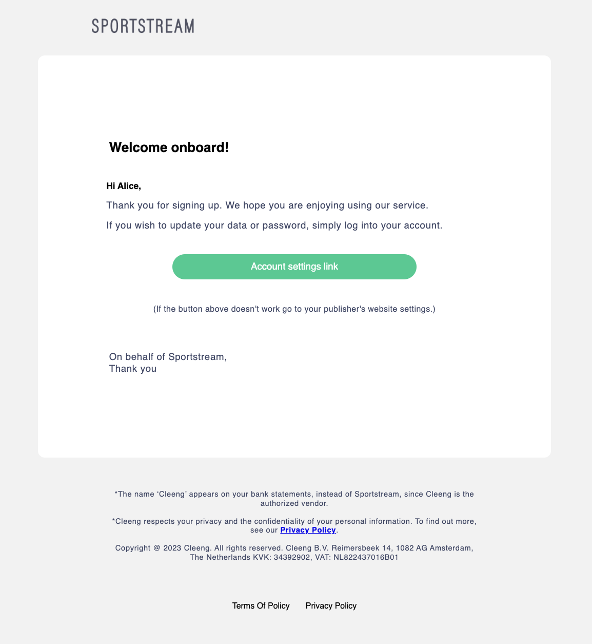 What emails are sent to my customers? – Help Center