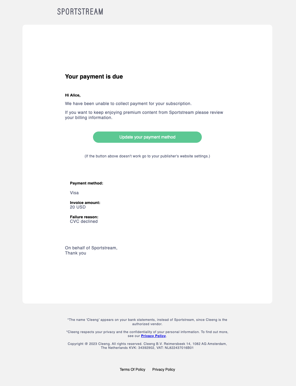 What emails are sent to my customers? – Help Center